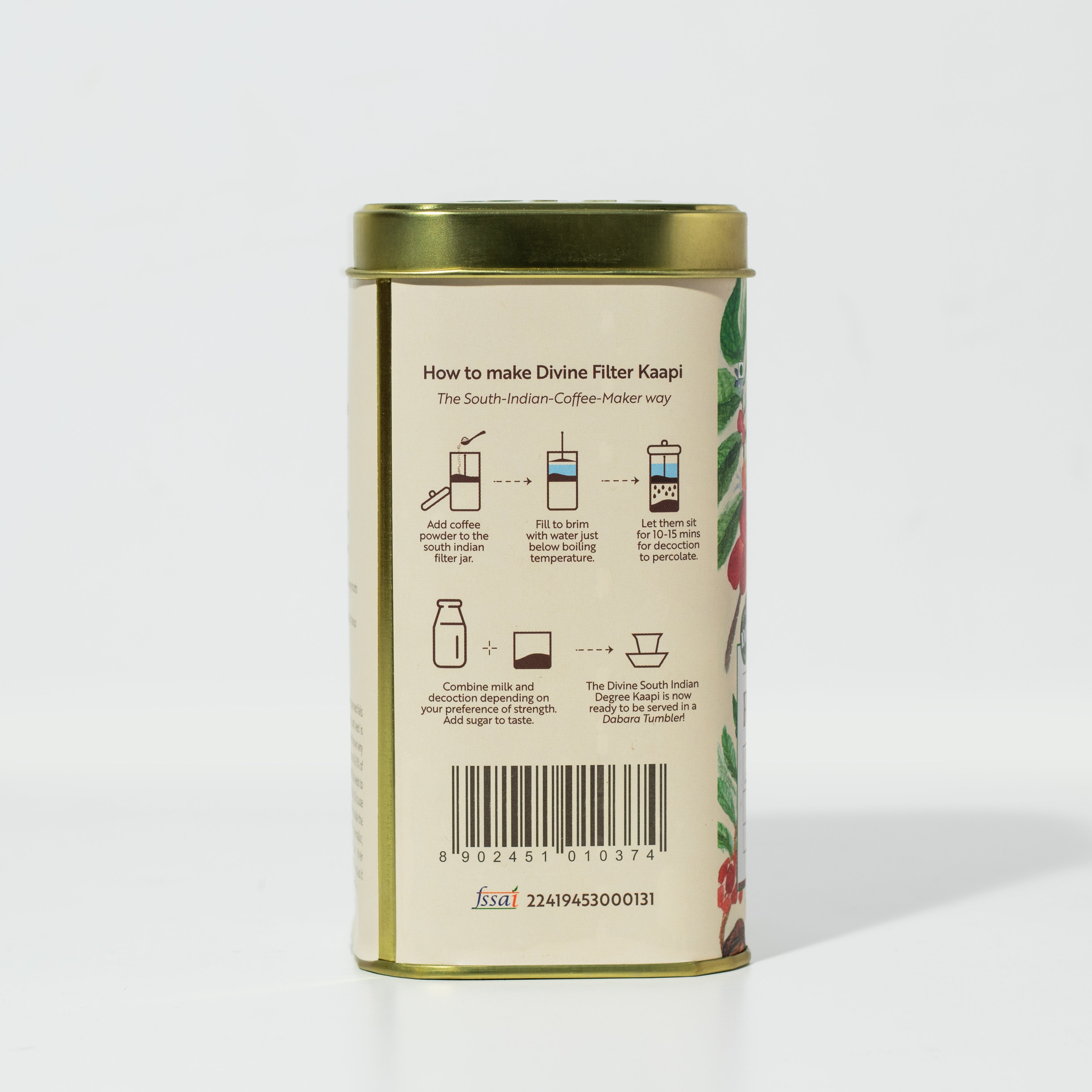 Kumbakonam Filter Kappi Powder (Guilt-Free 0% Chicory) 50% Plantation