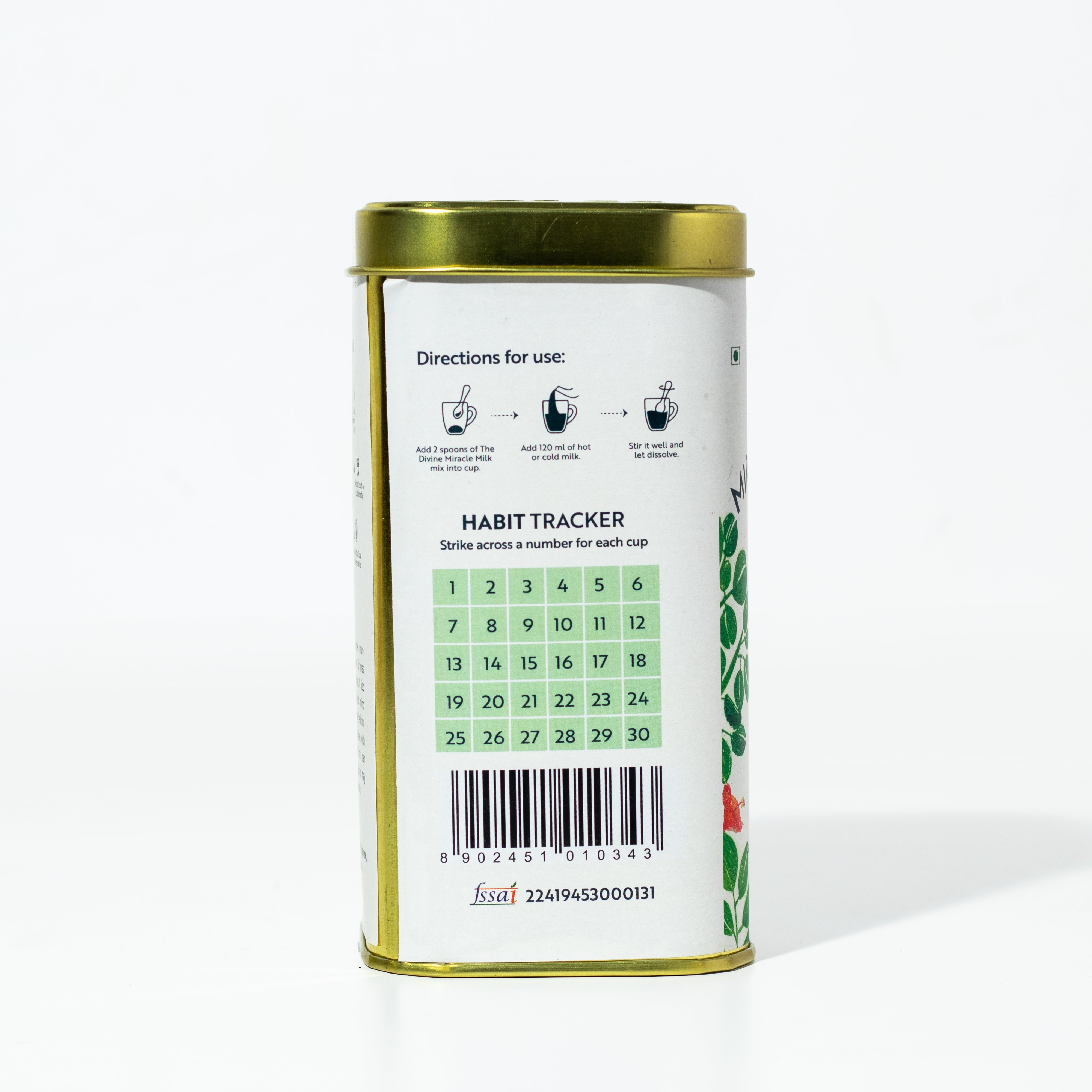 Miracle Milk (Moringa) Instant Latte Mix 200 gm (Natural remedy for PC