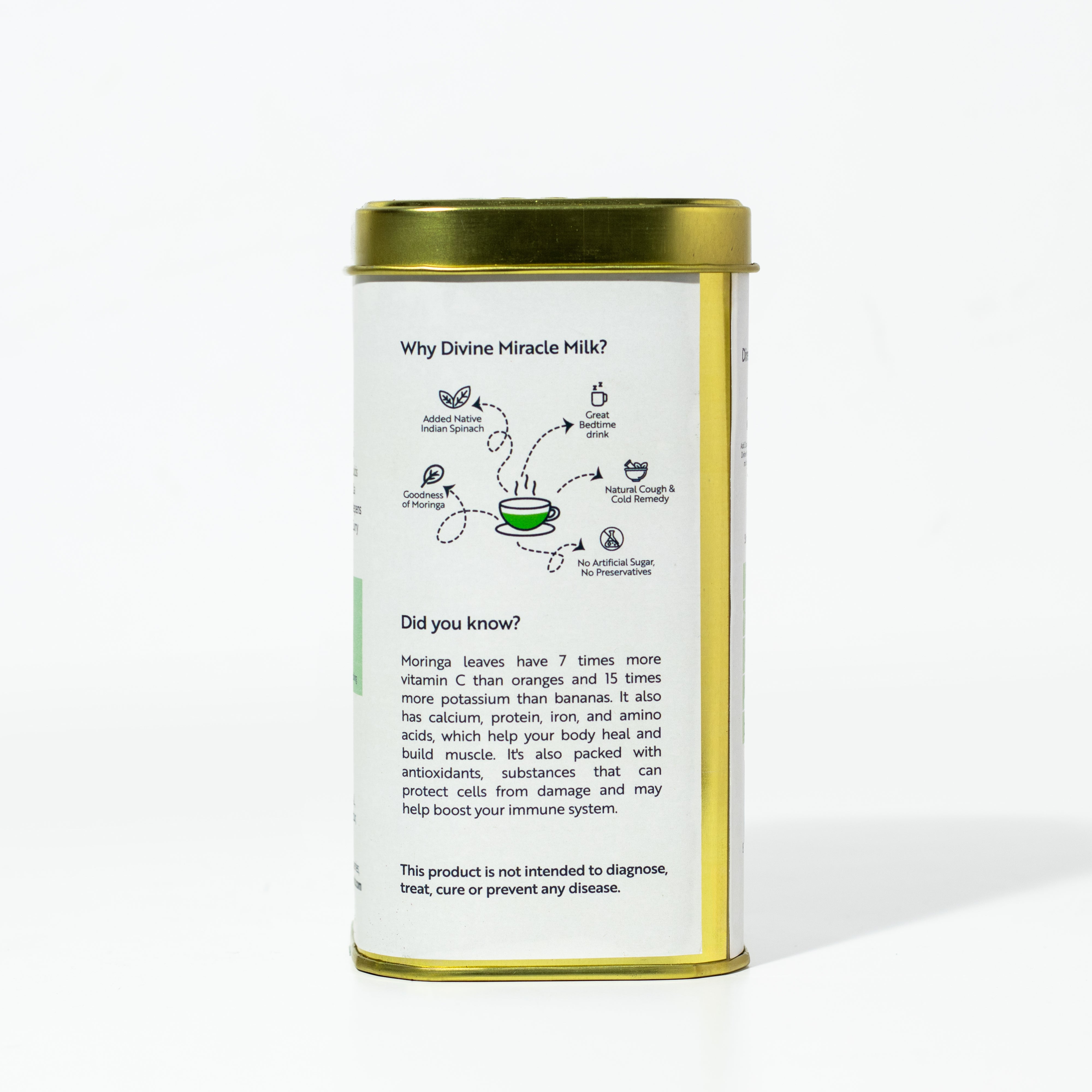 Miracle Milk (Moringa) Instant Latte Mix 200 gm (Natural remedy for PC