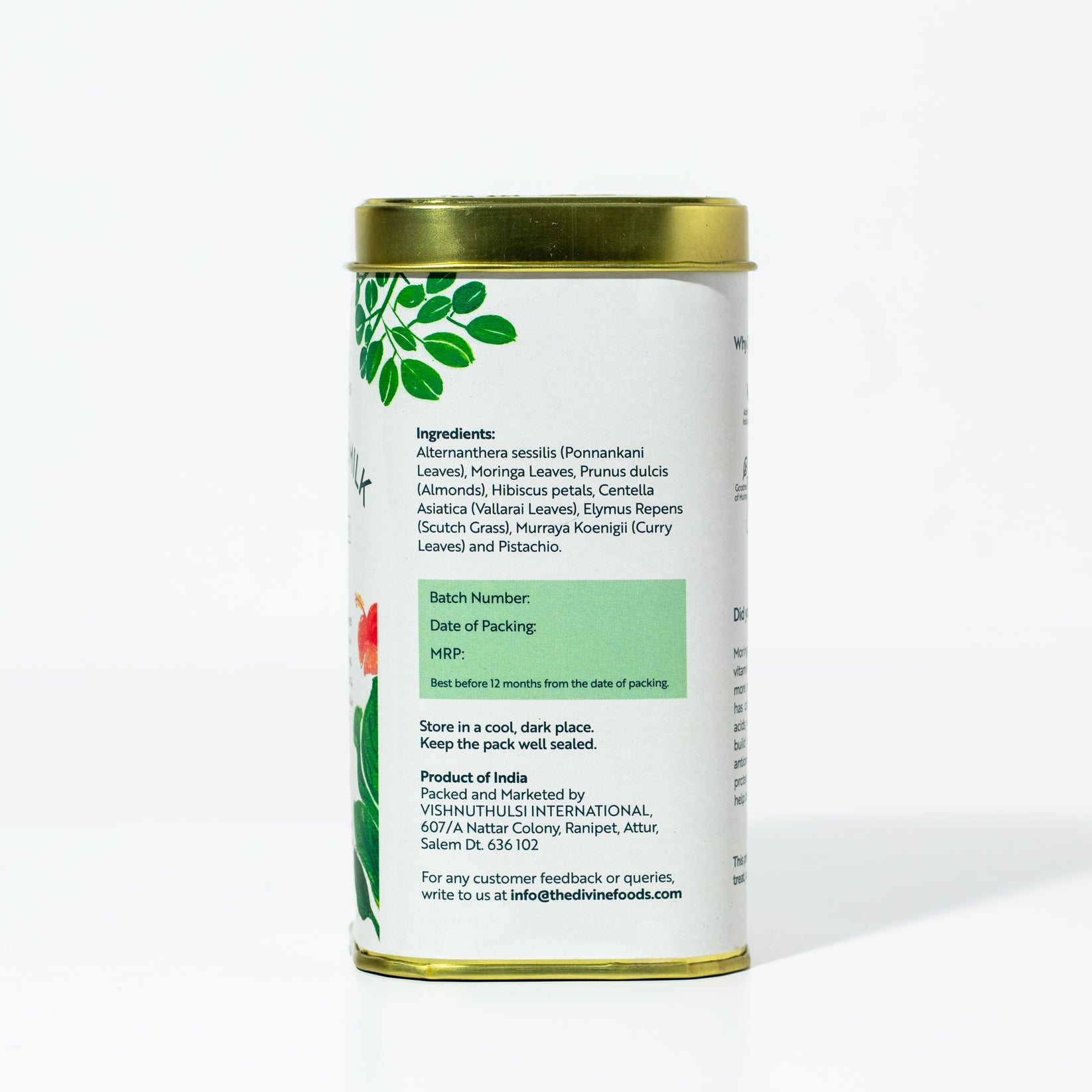 Miracle Milk (Moringa) Instant Latte Mix 200 gm (Natural remedy for PC