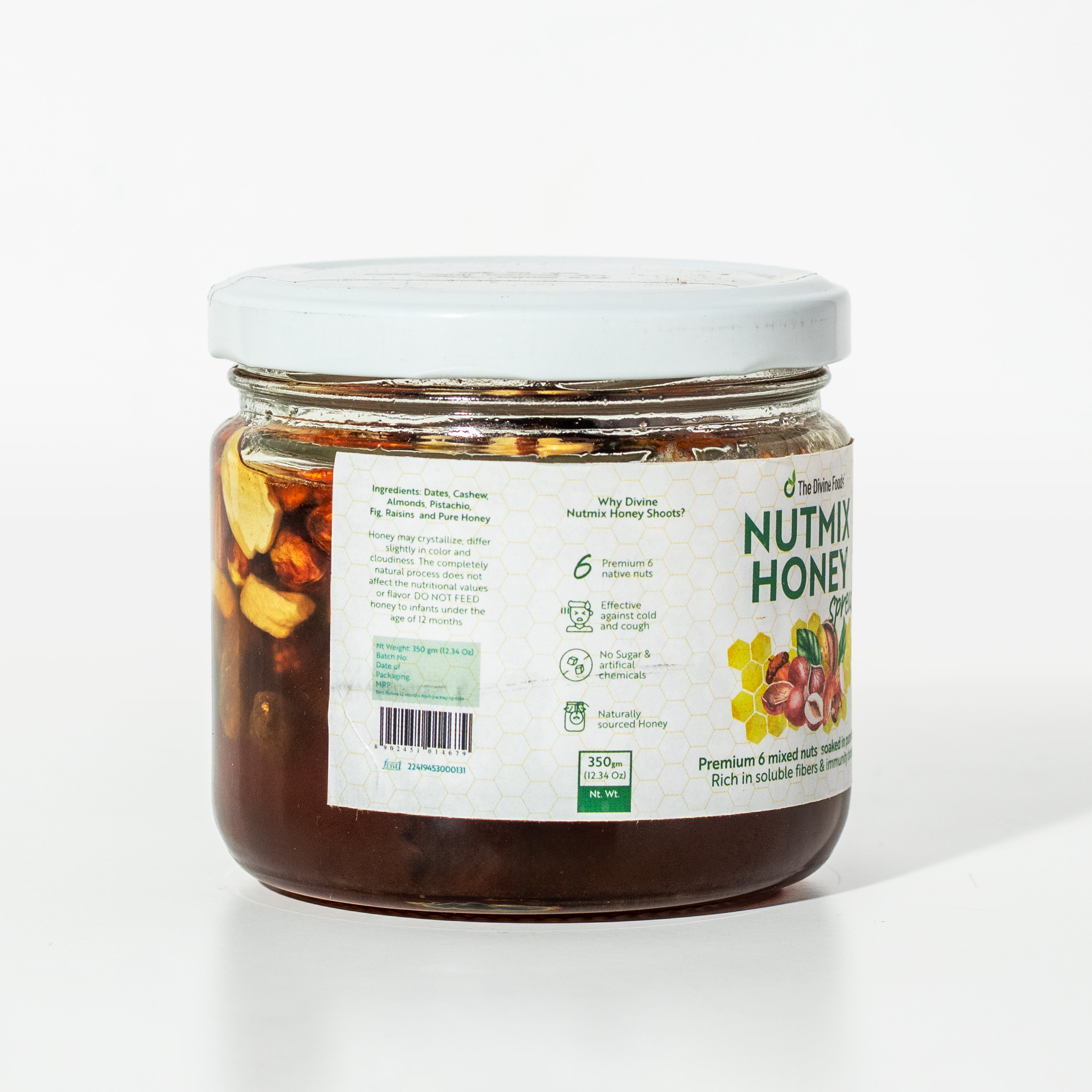 Nut Mix Honey (Made With Premium 5 Nuts & Single Origin Honey) For Imm