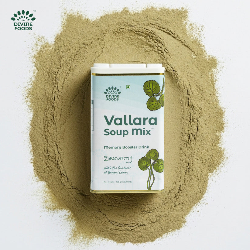 Vallara Brahmi Soup Mix | Memory Booster | The Divine Foods