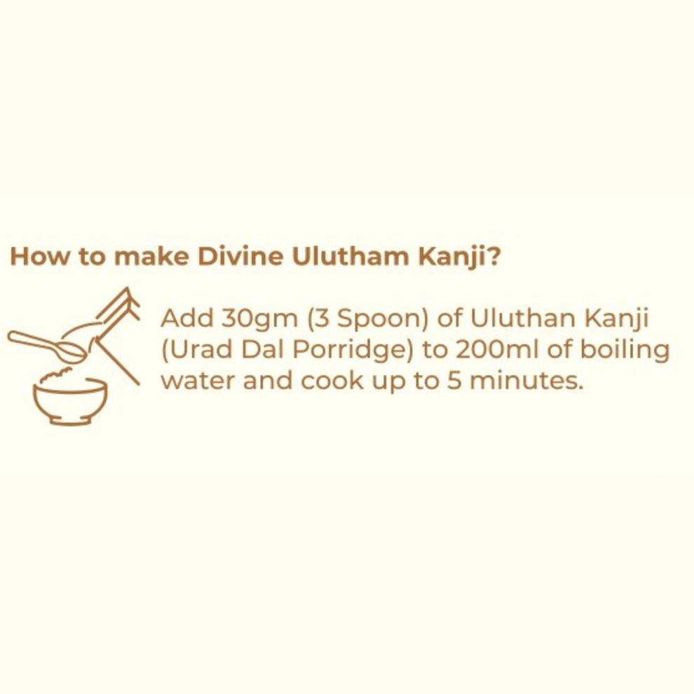Ulutham Kanji (Urad Dhal Porridge With Palm Jaggery) Great for Bone He
