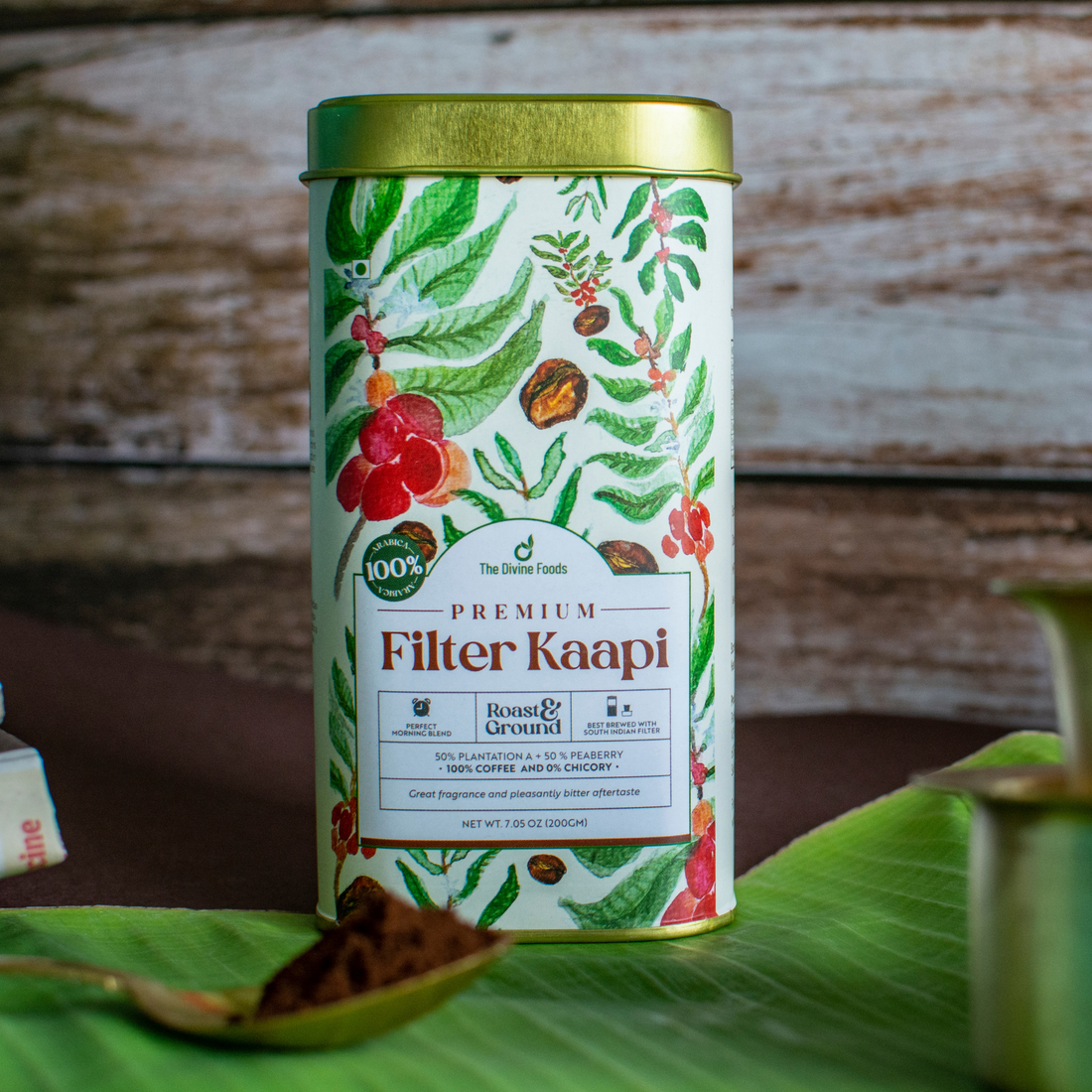 Kumbakonam Filter Kappi Powder (Guilt-Free 0% Chicory) 50% Plantation