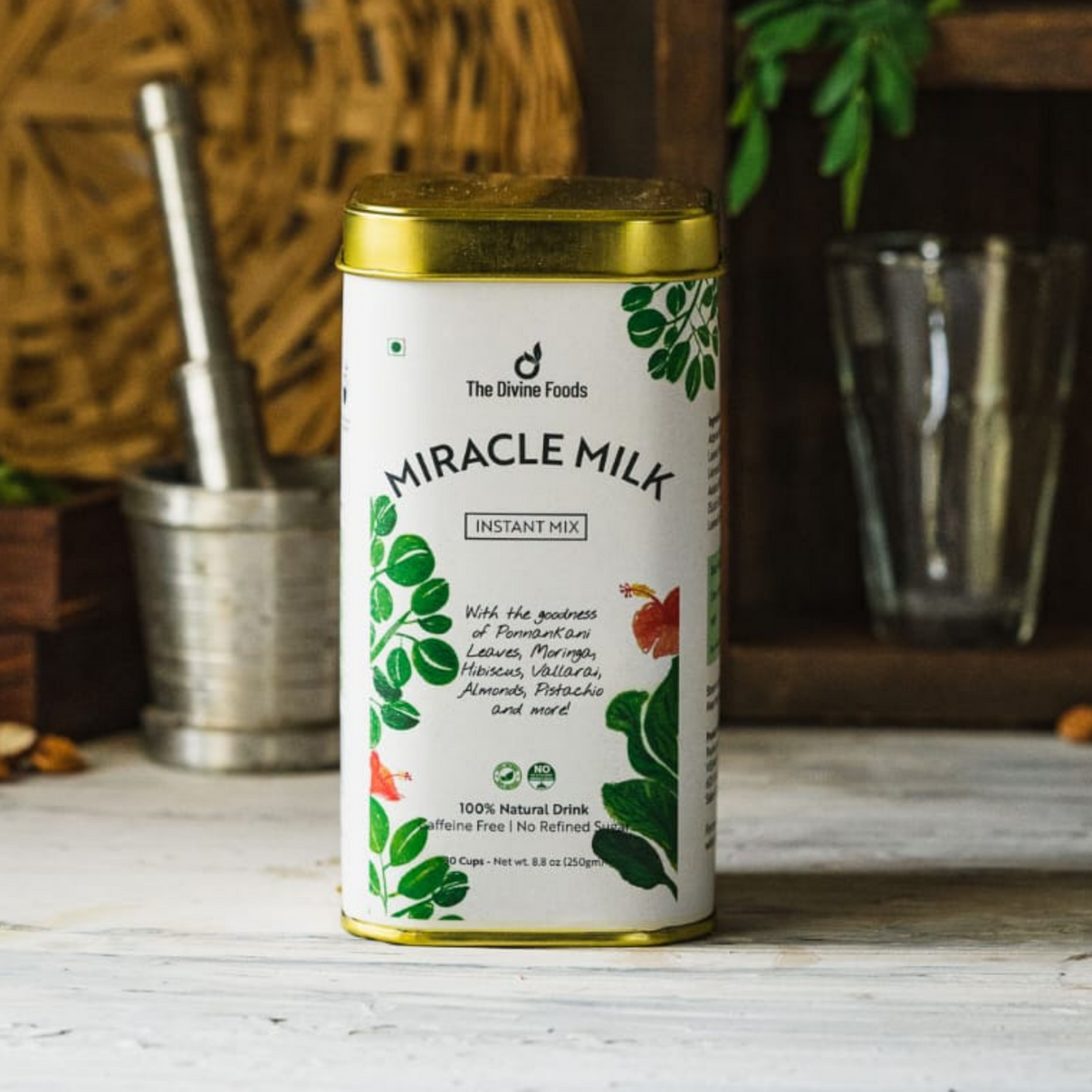 Miracle Milk (Moringa) Instant Latte Mix 200 gm (Natural remedy for PC