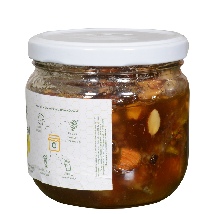 Nut Mix Honey (Made With Premium 5 Nuts & Single Origin Honey) For Imm