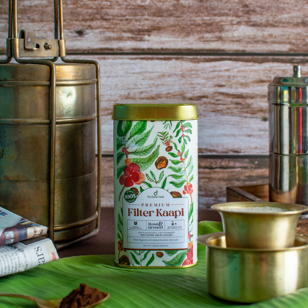 Kumbakonam Filter Kappi Powder (Guilt-Free 0% Chicory) 50% Plantation